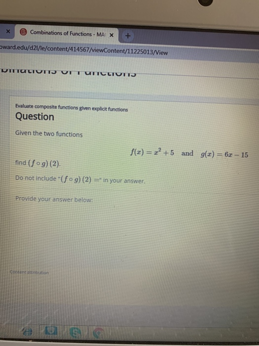 Solved x Combinations of functions - MAX | Chegg.com
