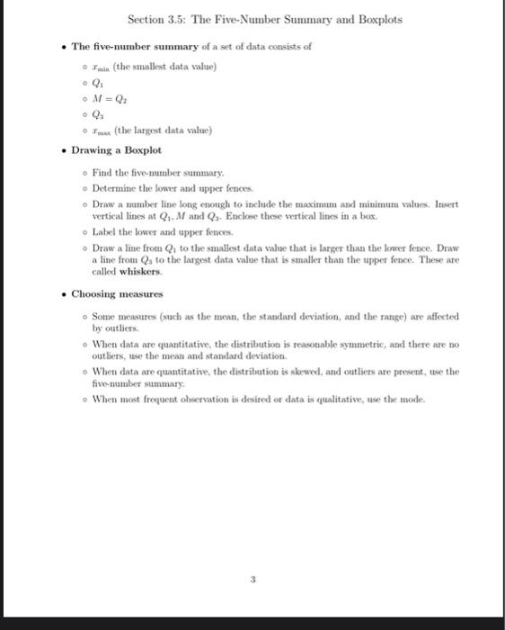 Solved Section 3.1 Questions 1. Use the data in Table 1 to | Chegg.com