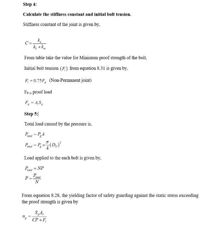 Solved Use the table below to find the safety factor and | Chegg.com