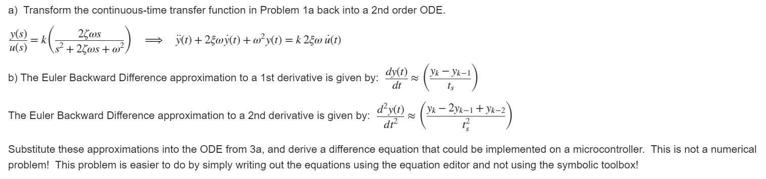 P35.) ﻿Create a MATLAB code and equation to fufill | Chegg.com