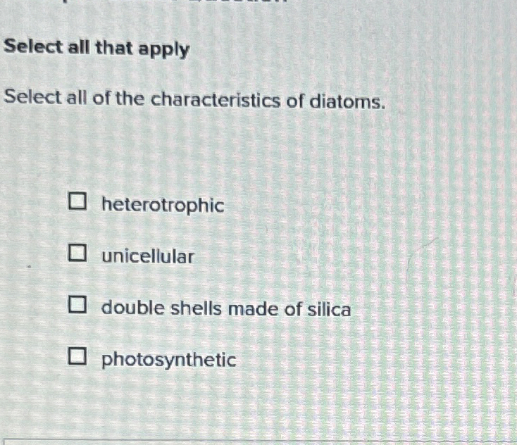 Solved Select all that applySelect all of the | Chegg.com