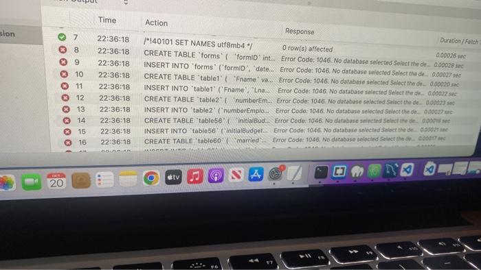 Solved hello, im getting this error in MYSQl. im wondering | Chegg.com