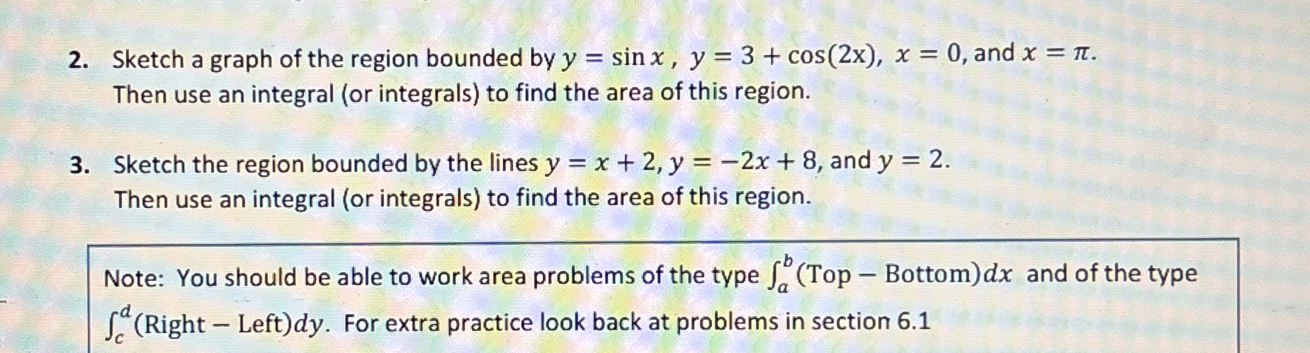 Solved Sketch a graph of the region bounded by | Chegg.com