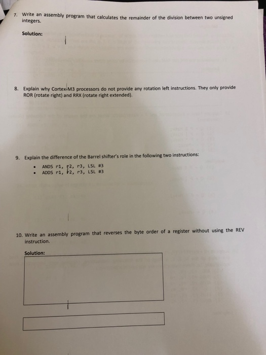 Solved 7 Write An Assembly Program That Calculates The 9908