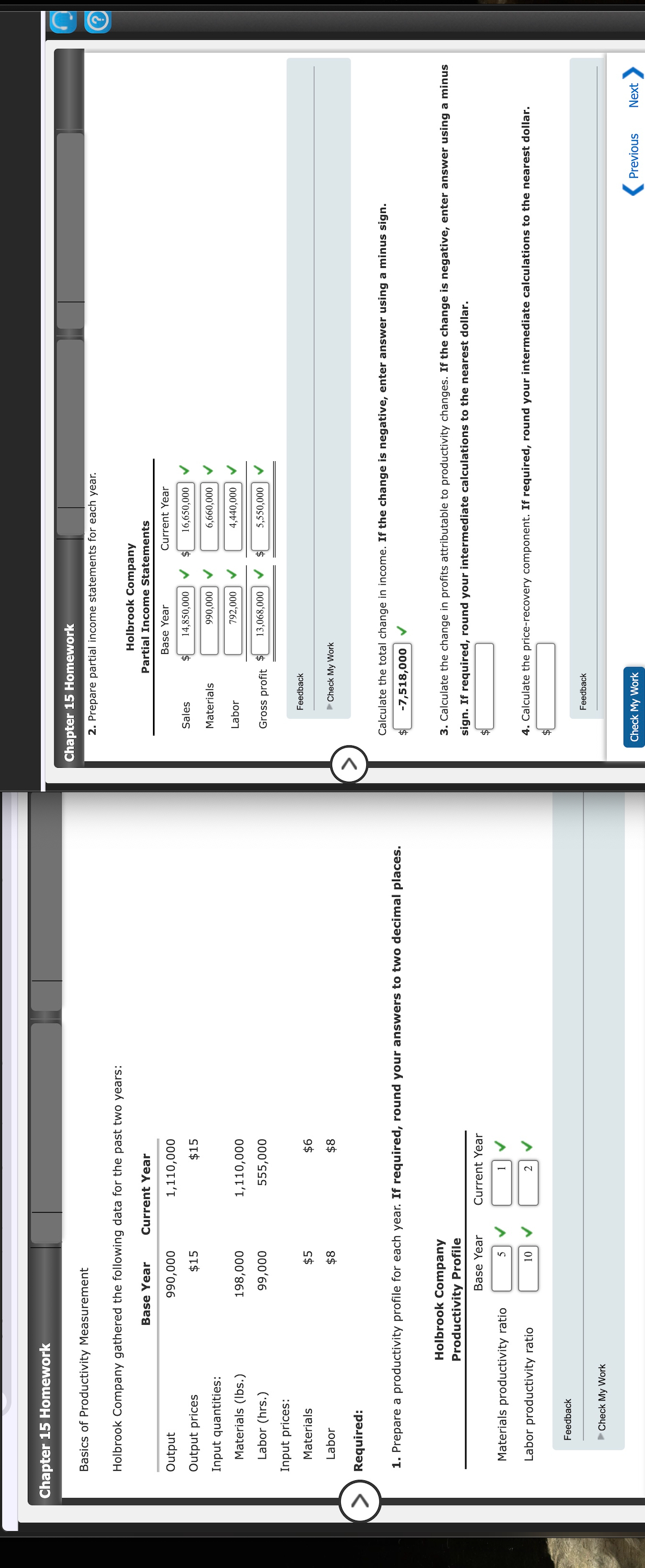 Solved Chapter 15 ﻿HomeworkBasics of Productivity | Chegg.com