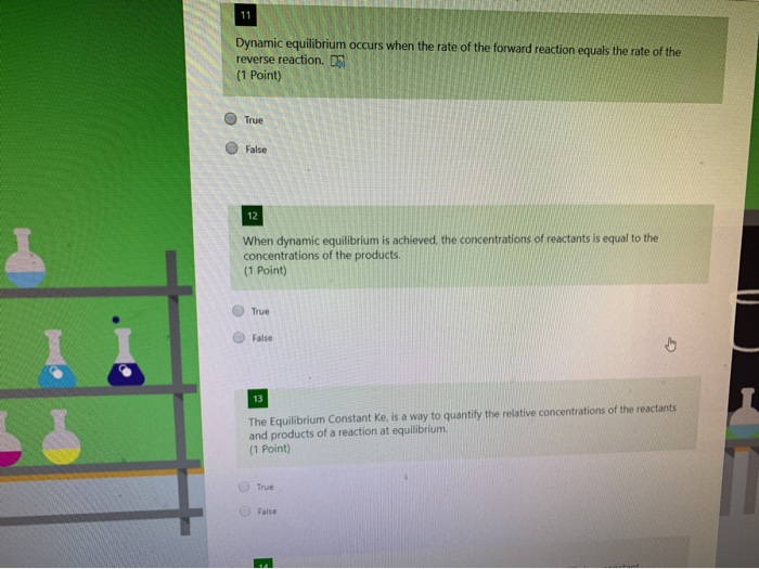 Solved Dynamic equilibrium occurs when the rate of the | Chegg.com
