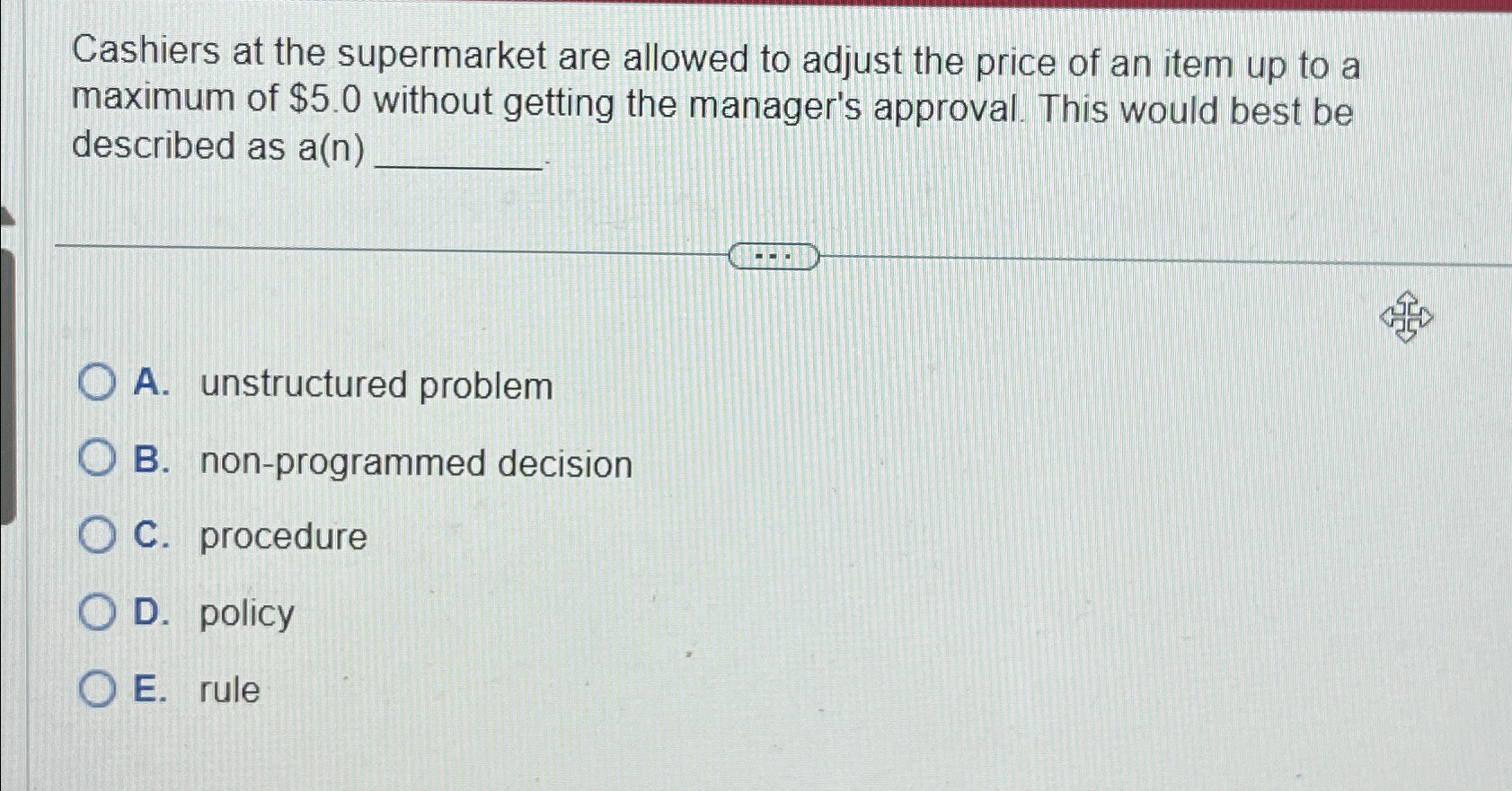 Solved Cashiers at the supermarket are allowed to adjust the | Chegg.com