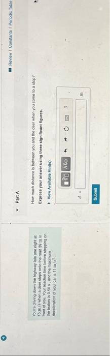 Solved (4) Part A an Review I Constants I Periodic Table | Chegg.com