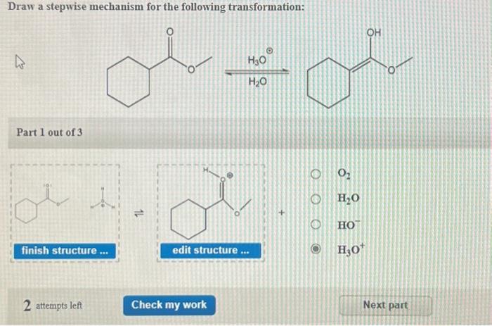 Solved Draw a stepwise mechanism for the following | Chegg.com