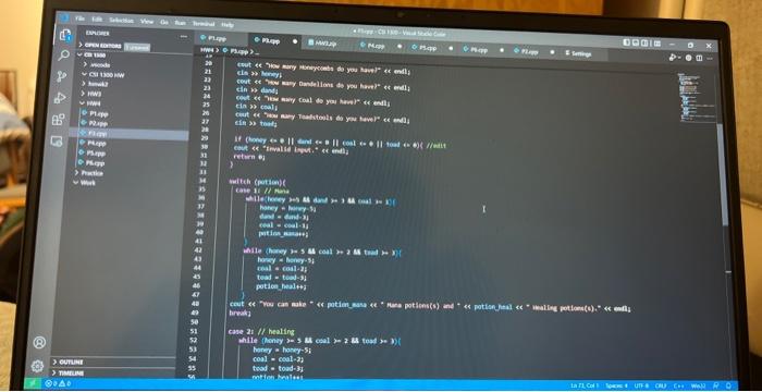 So I dont understand why my code is doing the math | Chegg.com