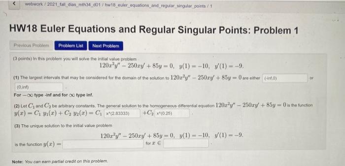 Solved webwork / 2021 fall das_mth34_001/w18_euter_equations | Chegg.com