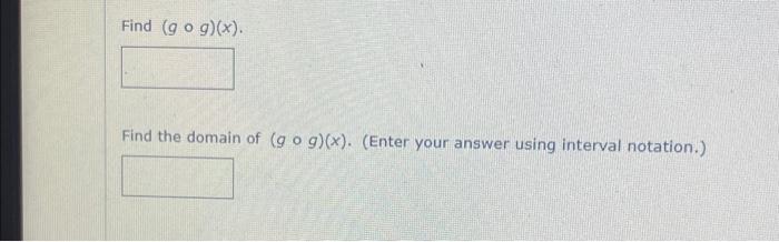 Solved Consider the following functions. f(x)=4x+6,g(x)=2x−1 | Chegg.com