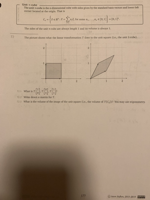 Solved Unit n-cube The unit n-cube is the n-dimensional cube | Chegg.com
