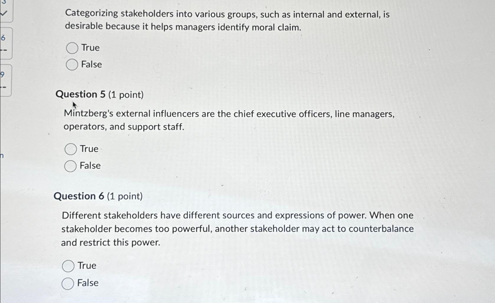 Solved Categorizing stakeholders into various groups, such | Chegg.com
