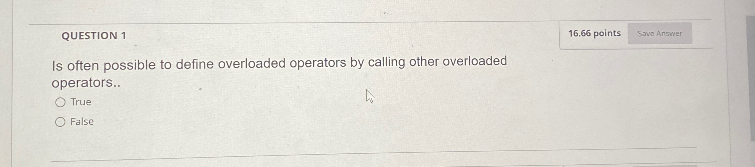 Solved QUESTION 116.66 ﻿pointsIs often possible to define | Chegg.com