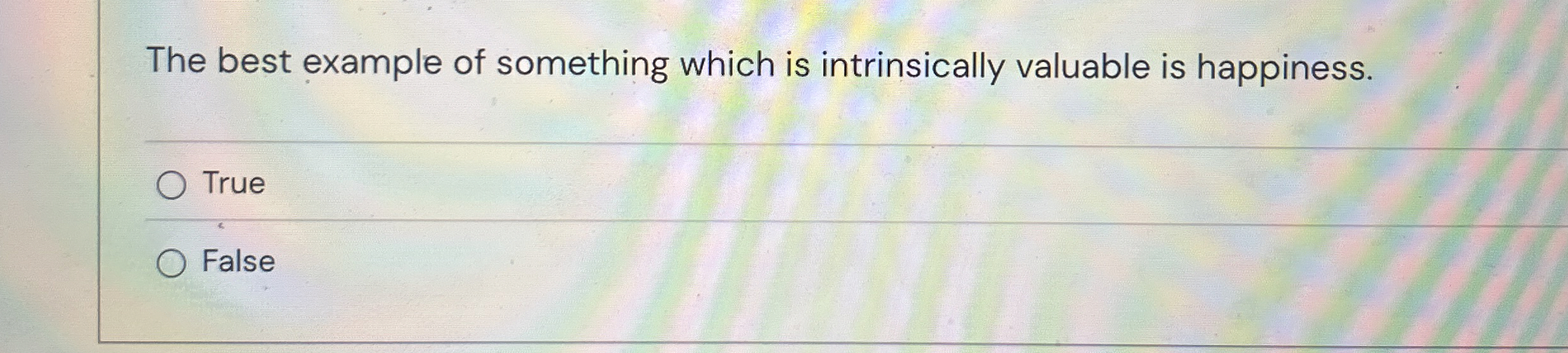 Solved The best example of something which is intrinsically | Chegg.com