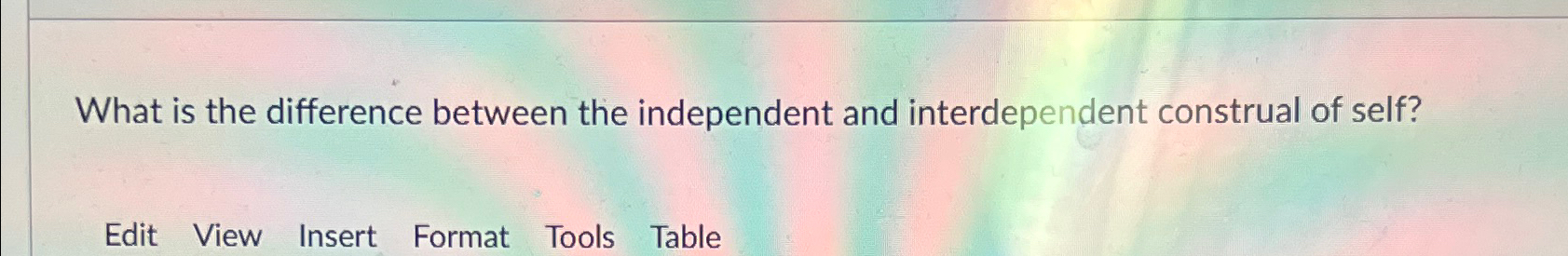 Solved What is the difference between the independent and | Chegg.com