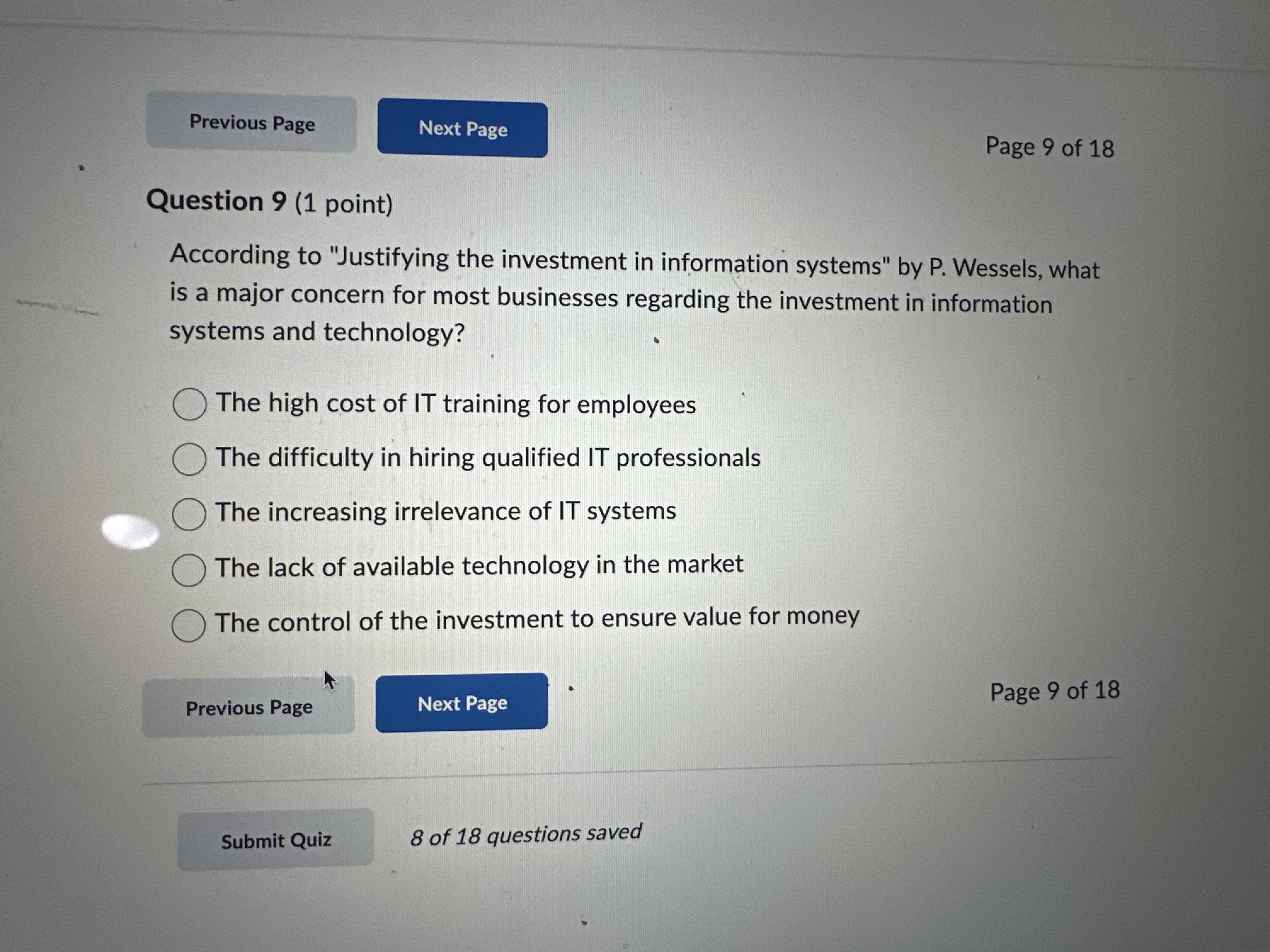 Solved Question 9 (1 ﻿point)According to "Justifying the | Chegg.com