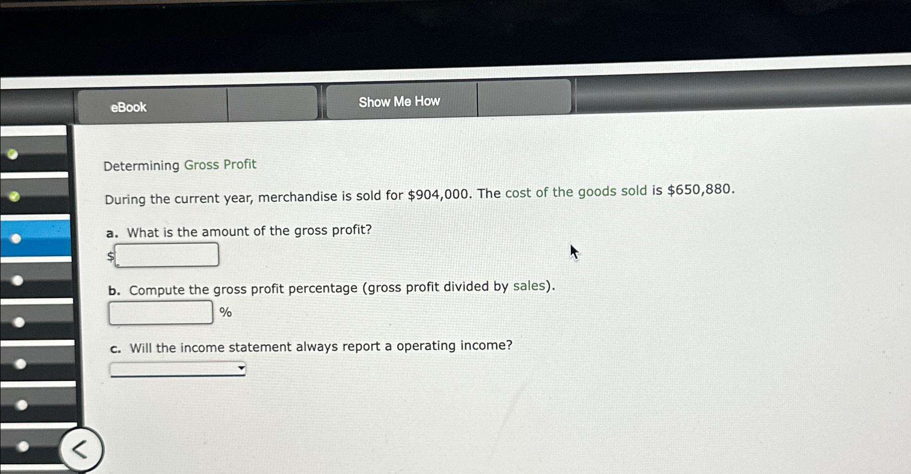Solved Determining Gross ProfitDuring the current year, | Chegg.com