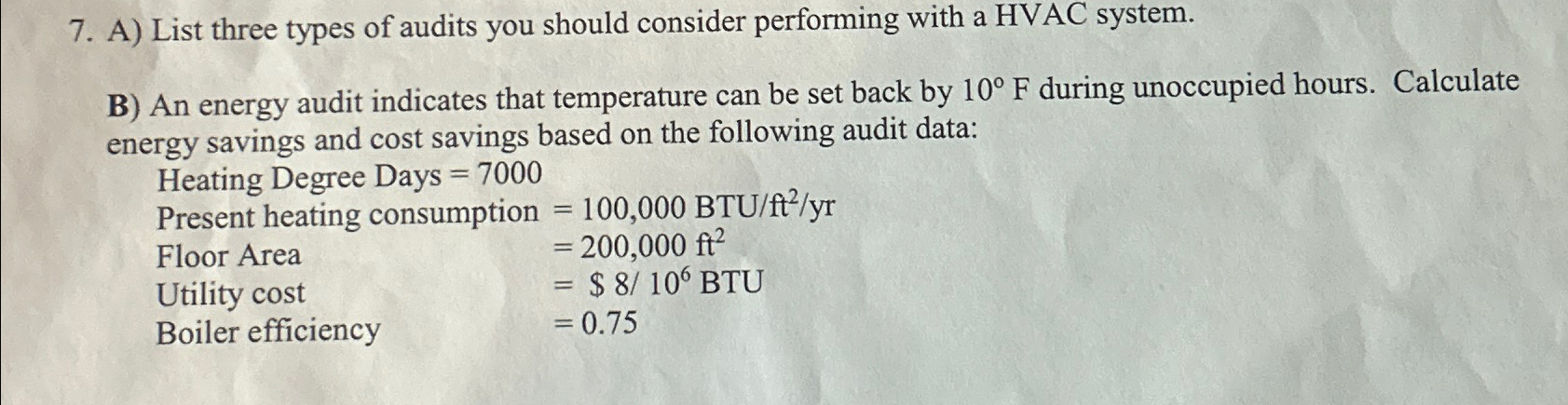 Solved A) ﻿List three types of audits you should consider | Chegg.com