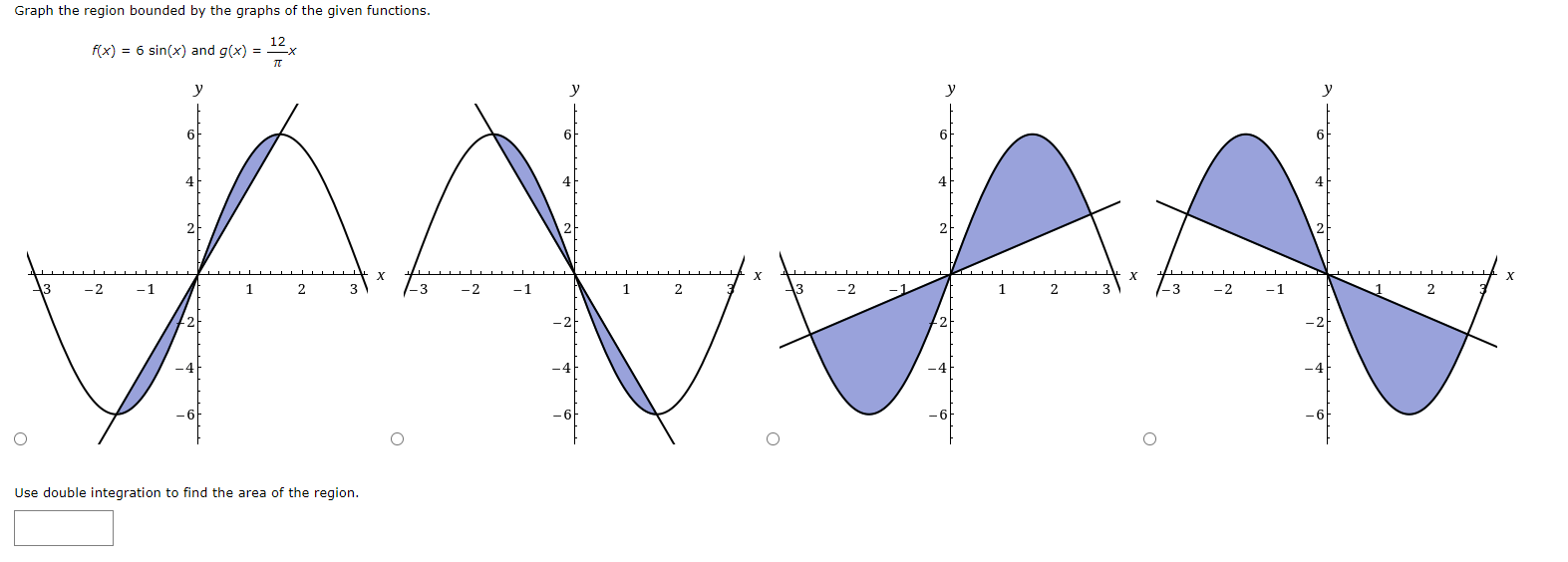 Solved Graph the region bounded by the graphs of the given | Chegg.com