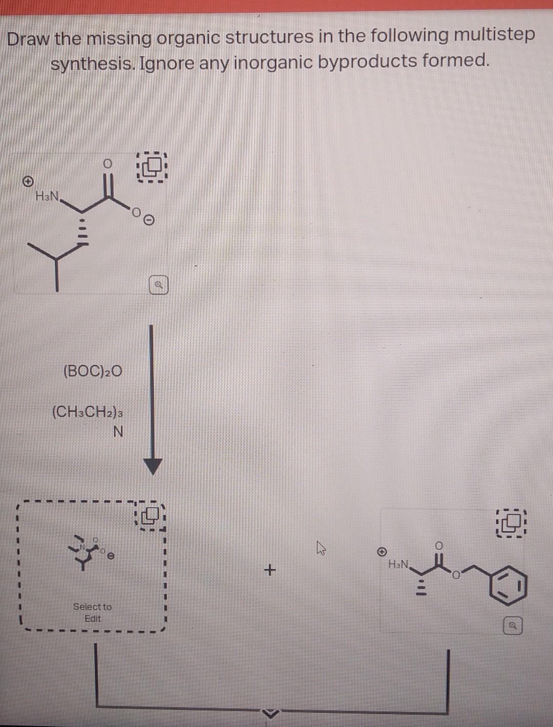 Solved Draw the missing organic structures in the following | Chegg.com