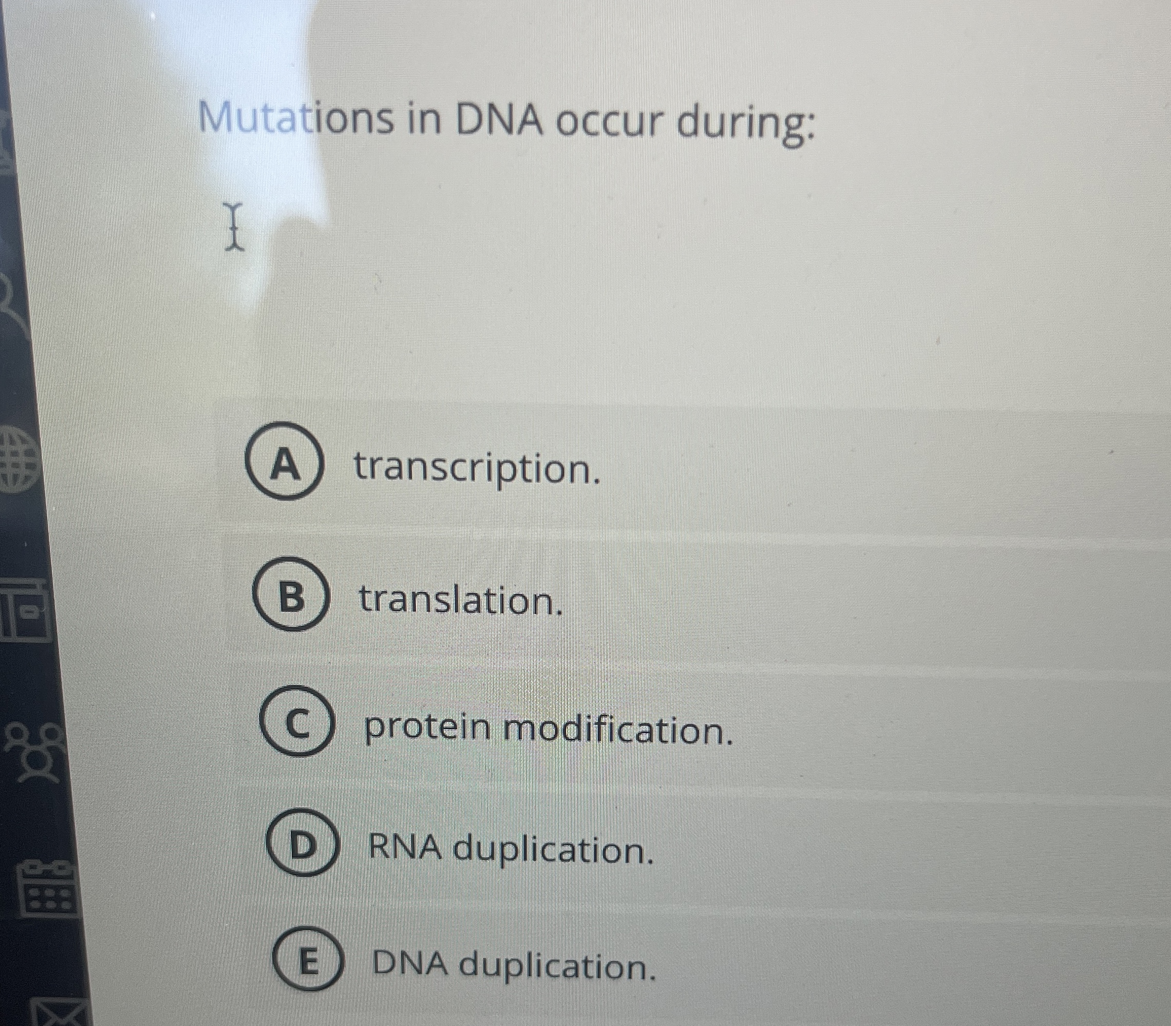 Solved Mutations in DNA occur | Chegg.com