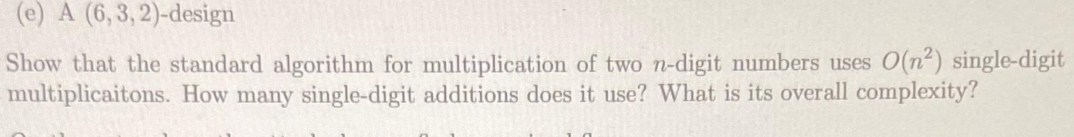 Solved Discrete Math Show that the standard algorithm for | Chegg.com