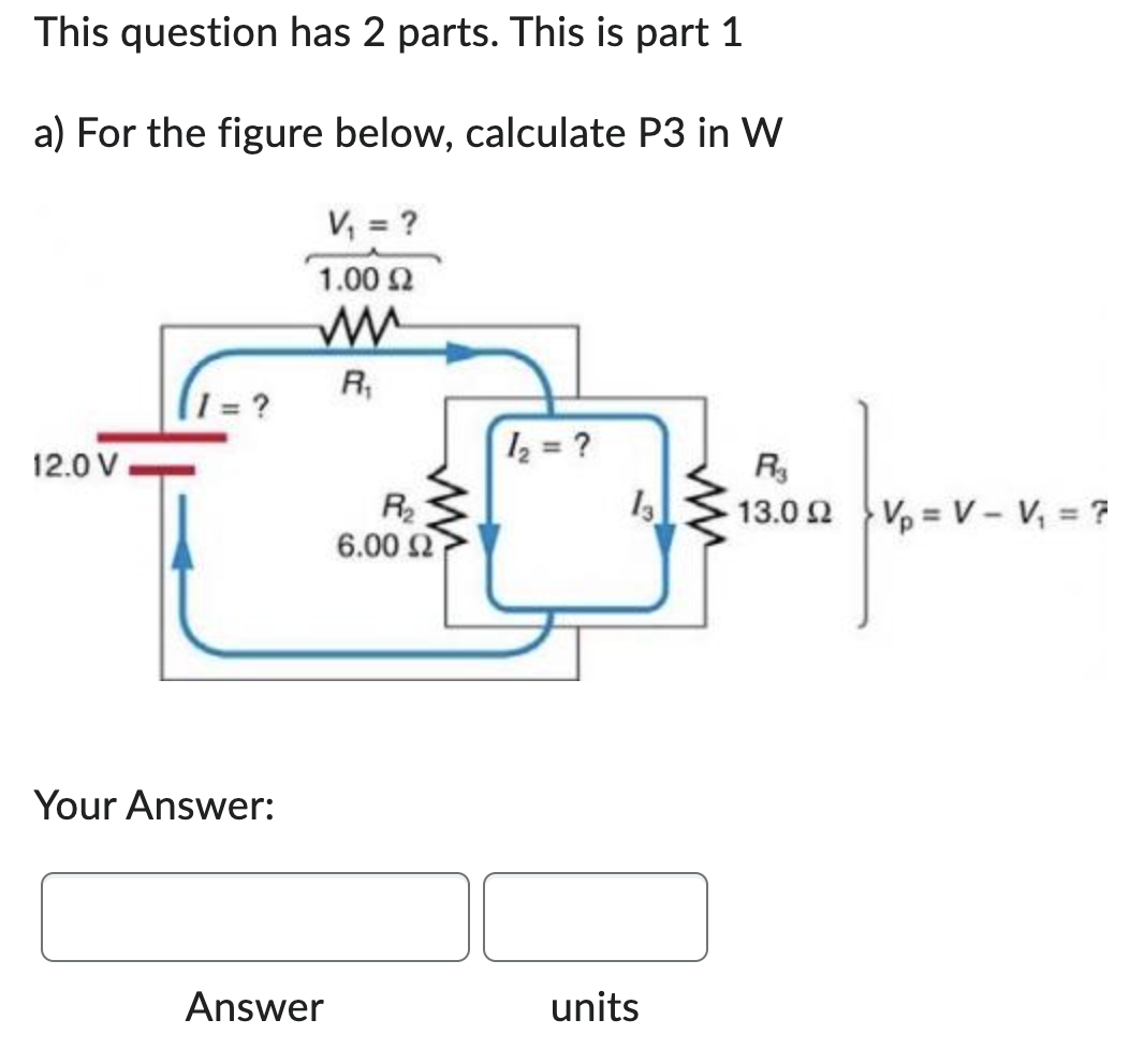 Solved This question has 2 ﻿parts. This is ﻿part 1a | Chegg.com