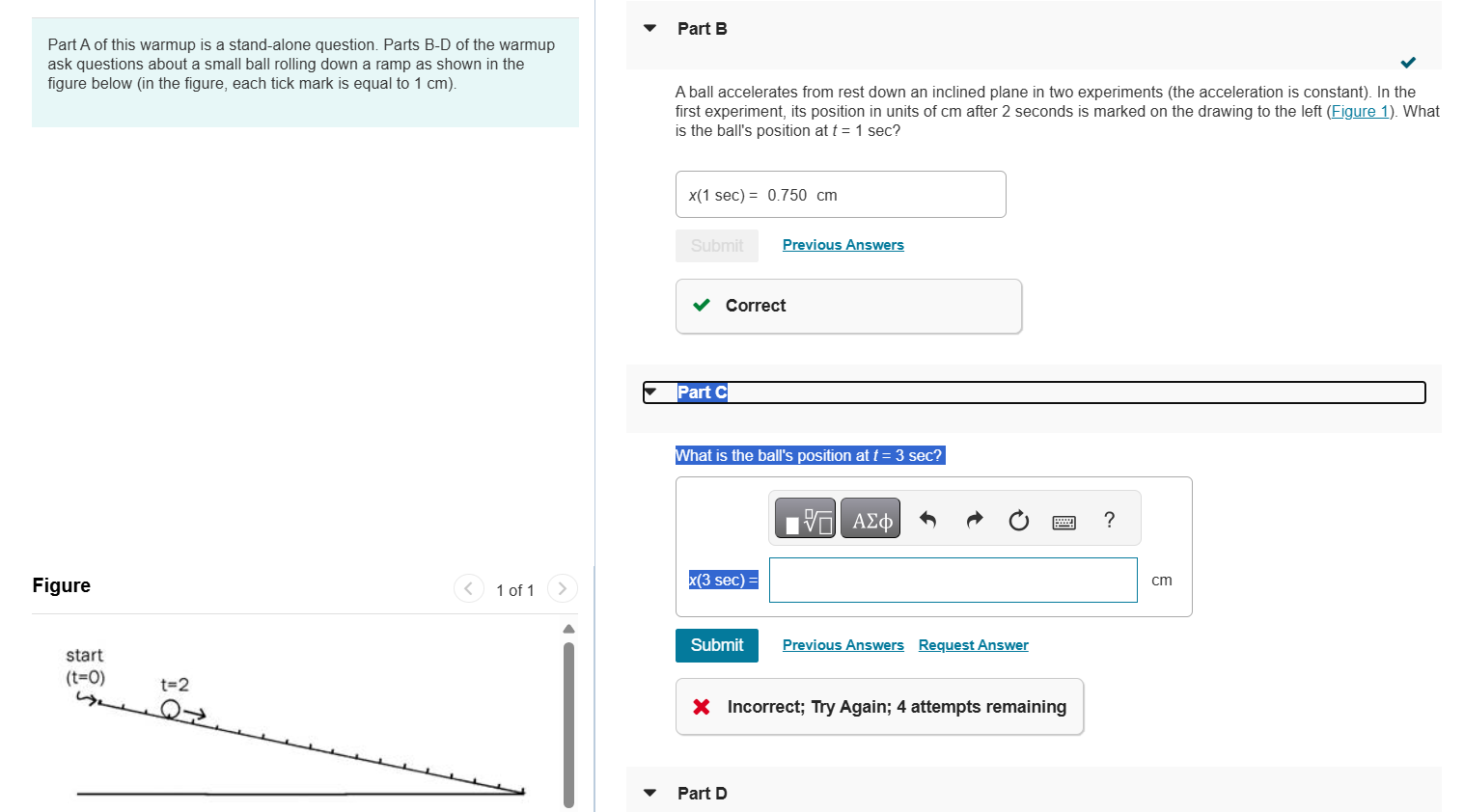 Solved Part A of this warmup is a stand-alone question. | Chegg.com
