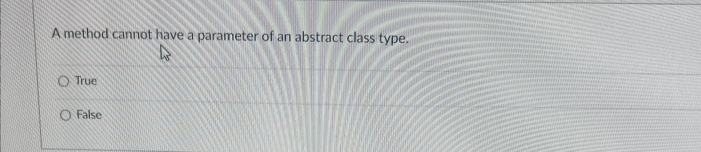 Solved A Method Cannot Have A Parameter Of An Abstract Class