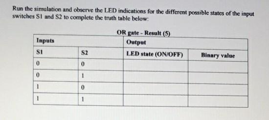 Solved 2. Introduction to Logic Gates In this section you | Chegg.com