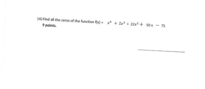 Solved 13) Construct a rational function that might have the | Chegg.com
