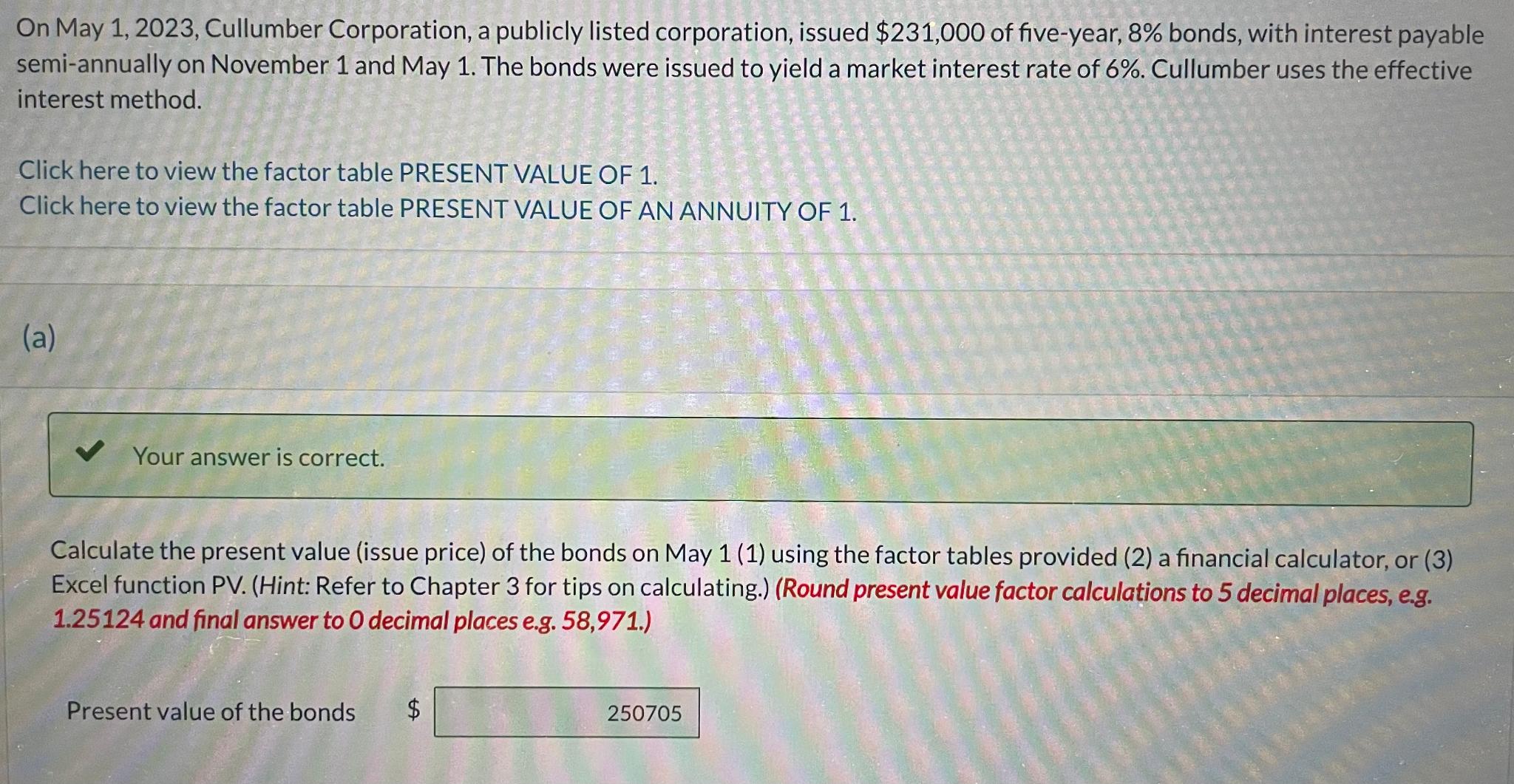 Solved On May 1,2023, ﻿Cullumber Corporation, a publicly | Chegg.com