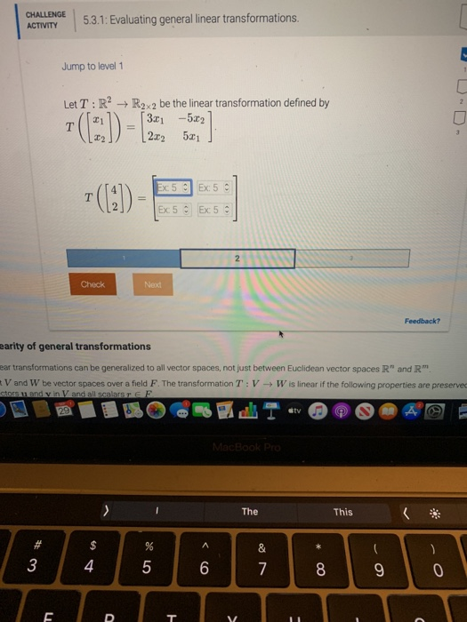 Solved Let T : R^2 > R2x2 be the linear transformation by: | Chegg.com