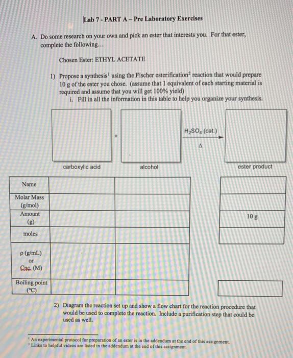 Solved Lab 7 - PART A-Pre Laboratory Exercises A. Do some | Chegg.com