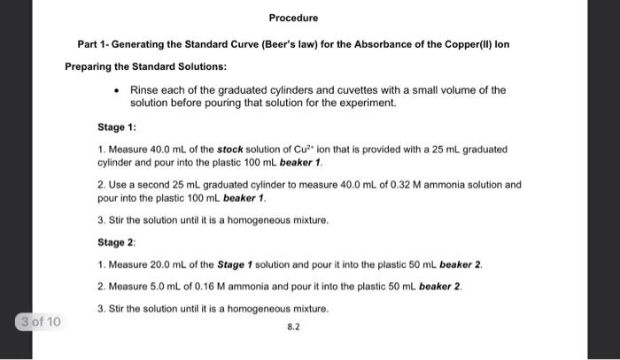 Solved using the dilution formila C1V1=C2V2 calculate the | Chegg.com