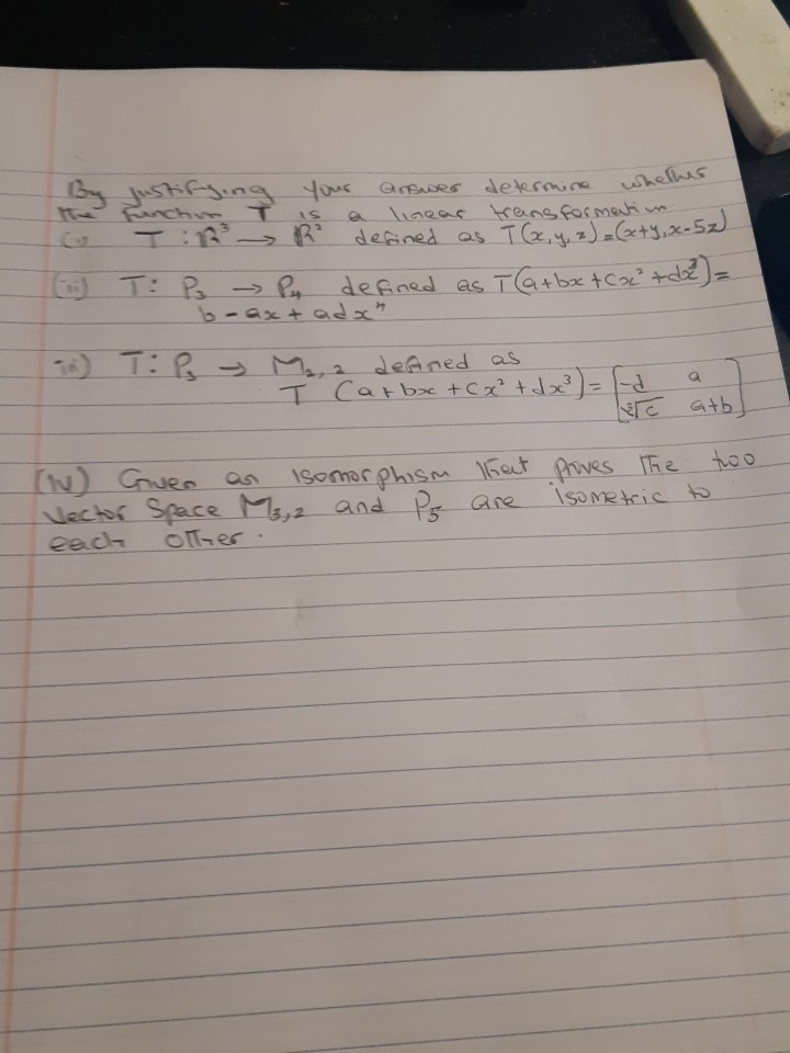 Solved whether By justifying your answer determine The | Chegg.com