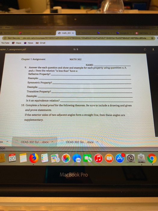 Solved Not Securo YouTube Maps | Chegg.com