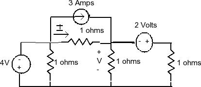 Solved For the circuit below find V and I. | Chegg.com
