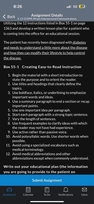 Solved Assignment Details Back 3-13-23 EPR J M-pm | Chegg.com