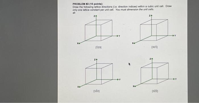 Problem 3 15 Points Determine The Lattice