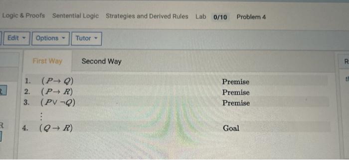 Solved Logic & Proofs Sentential Logic Strategies and | Chegg.com
