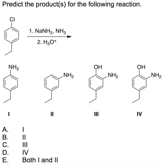 Solved Predict the product(s) for the following reaction. CI | Chegg.com