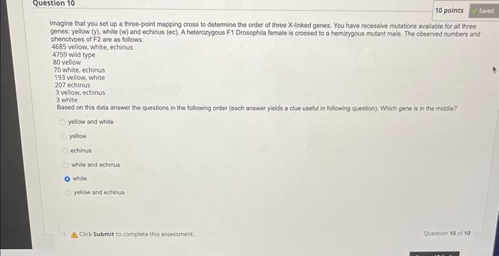 Solved Imagine that you set up a three-point mapping cross | Chegg.com