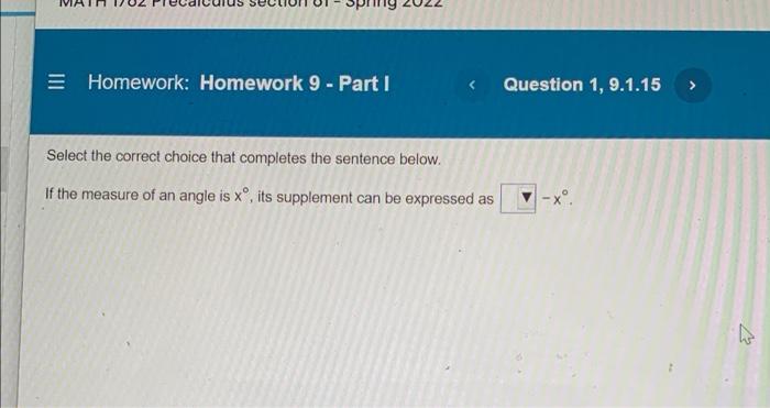 Solved Homework: Homework 9 - Part I Question 1, 9.1.15 > | Chegg.com