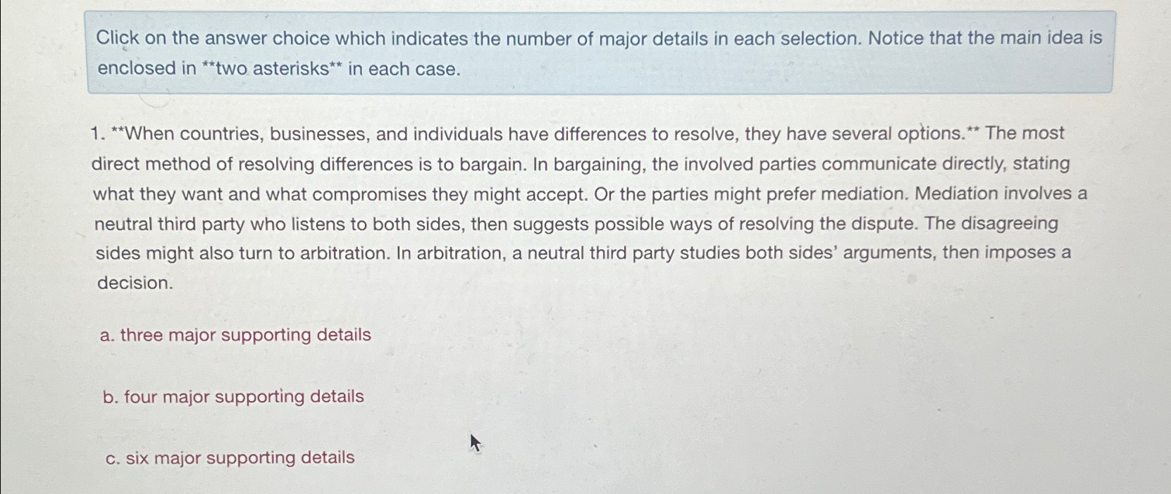 Solved Click on the answer choice which indicates the number | Chegg.com