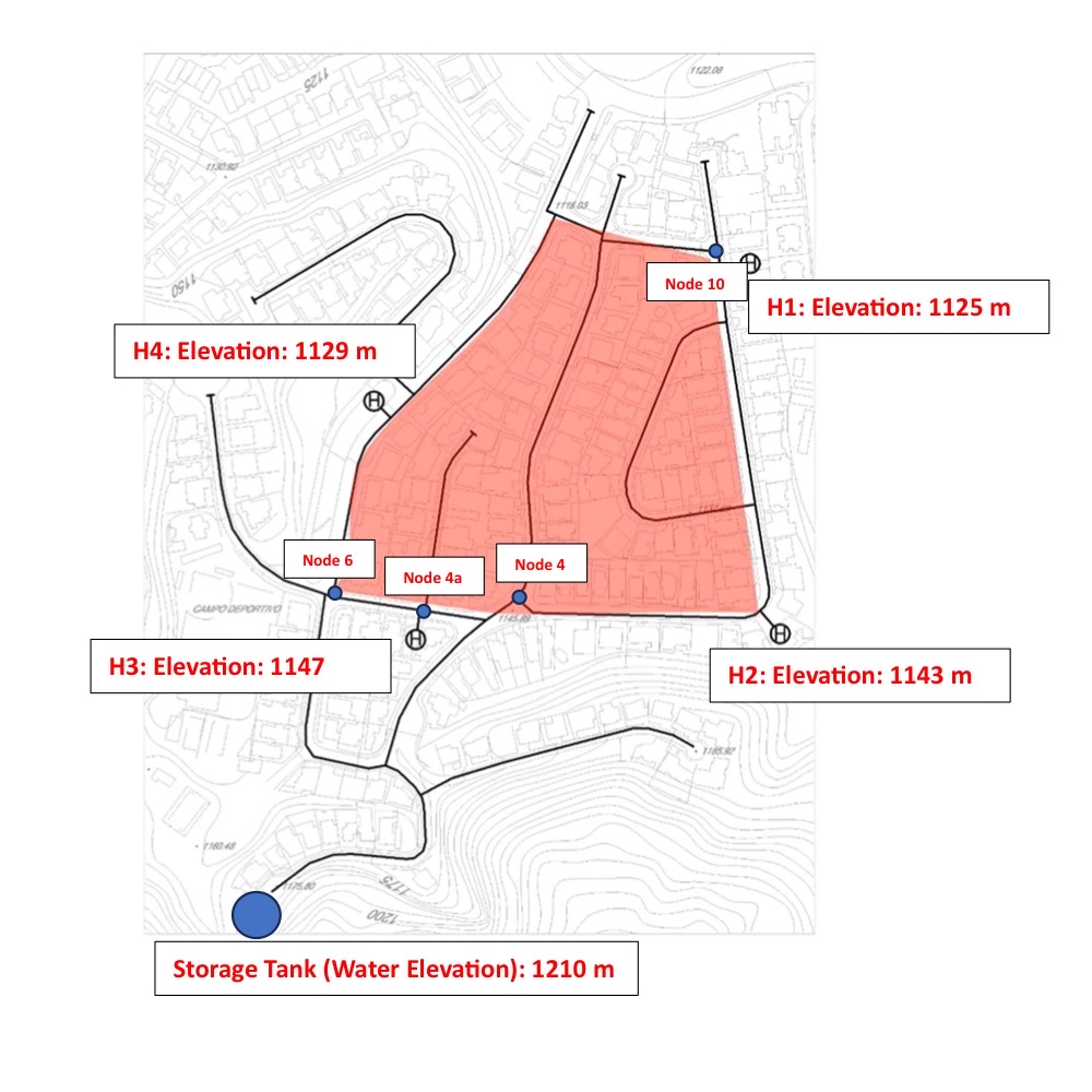 Solved 3. ﻿From the following hydrant location picture, | Chegg.com