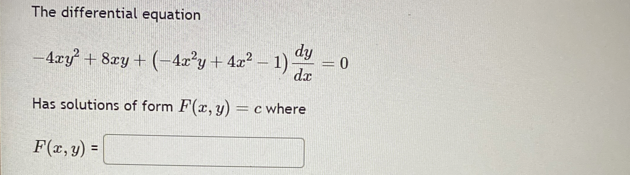 Solved The differential | Chegg.com