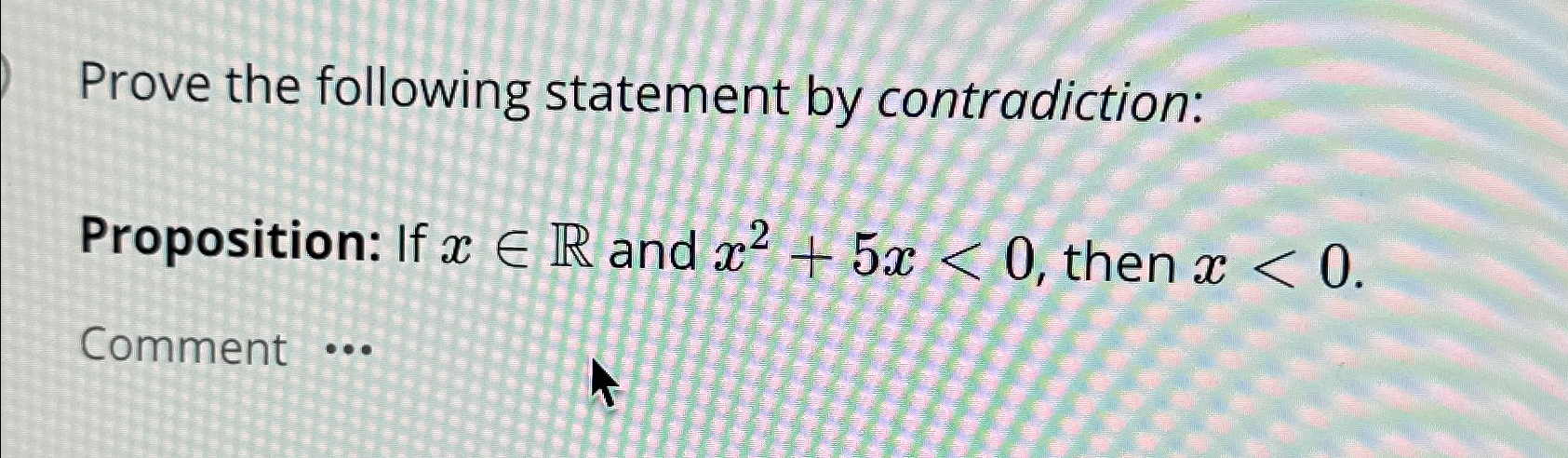 Solved Prove the following statement by | Chegg.com